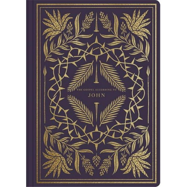 Crossway Books ESV Illuminated Scripture Journal John, Purple Softcover ...