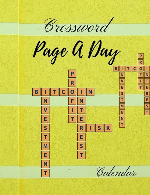 Crossword Page A Day Calendar : Moderate Crossword Puzzle Books, Criss ...