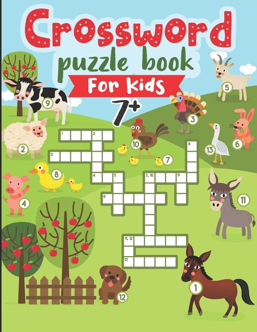 Kid's Activity Books Crossword Puzzle Book for Kids 7 Plus: Over 120 ...