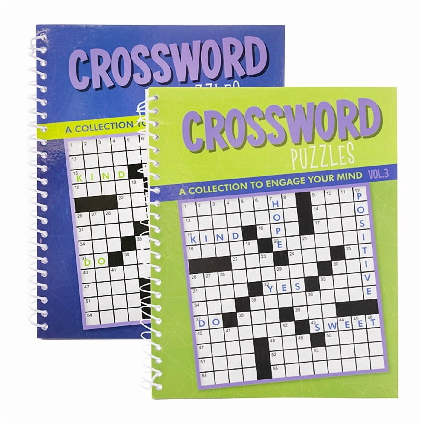 Crossword Puzzle Books, 8" x 5" Digest Size 2 Titles, Word Search Find ...