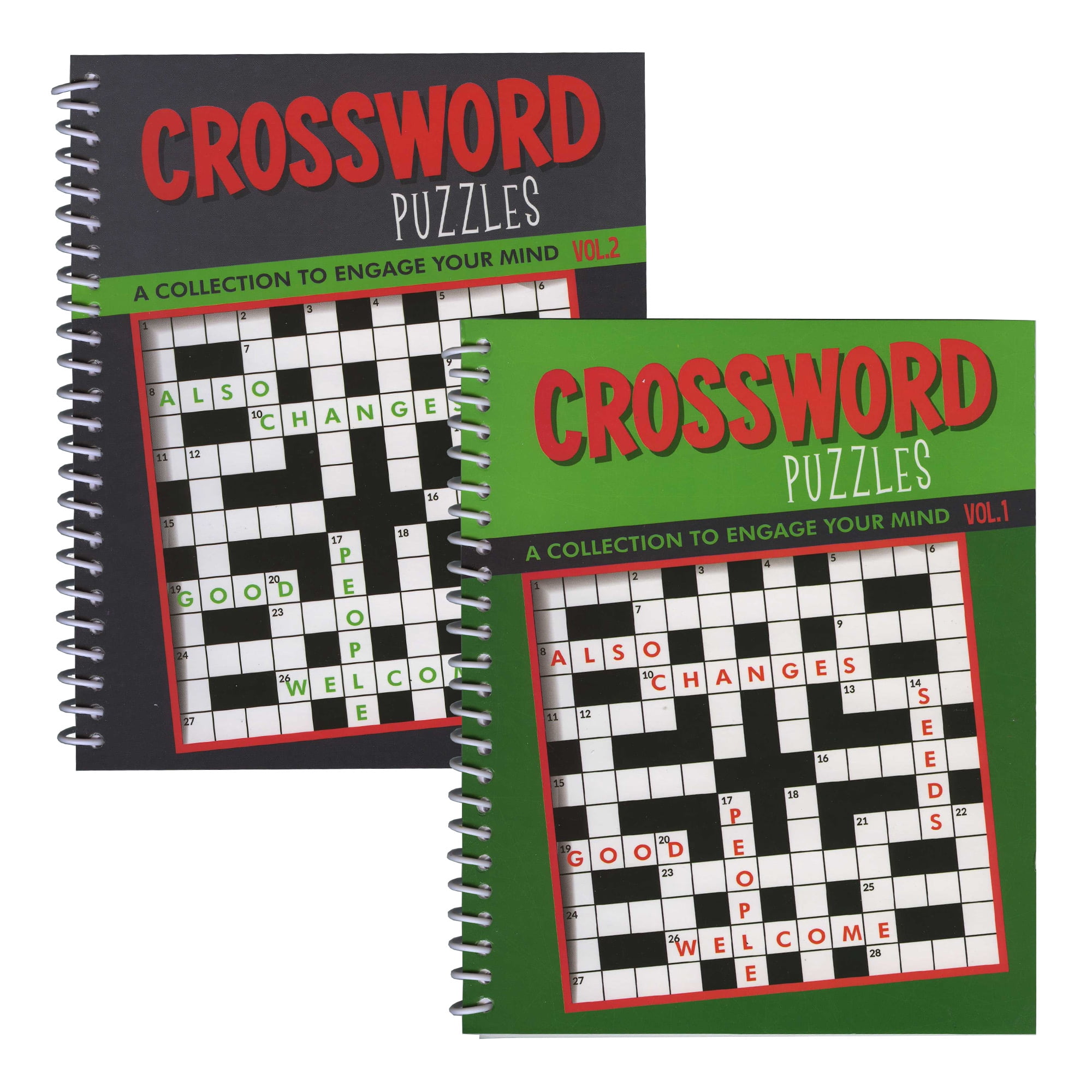 Crossword Puzzle Books, 8" x 5" Digest Size 2 Titles, Word Search Find ...
