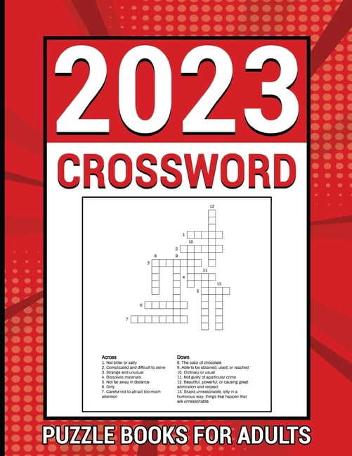 Crossword Puzzle Books for Adults: Crossword Puzzles that will Make ...