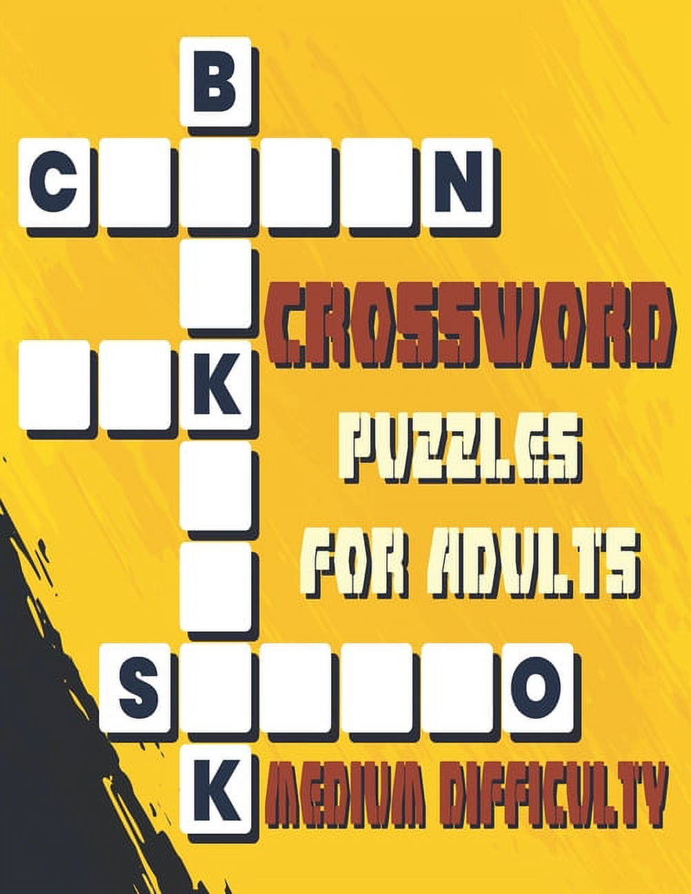 Crossword Puzzles for Adults Medium Difficulty: 42 Puzzles Brain for ...