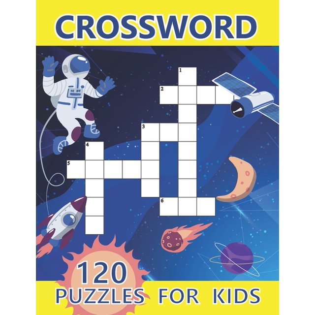 Crossword Puzzles For Kids: 120 Puzzles Book For Ages 8 And Up ...