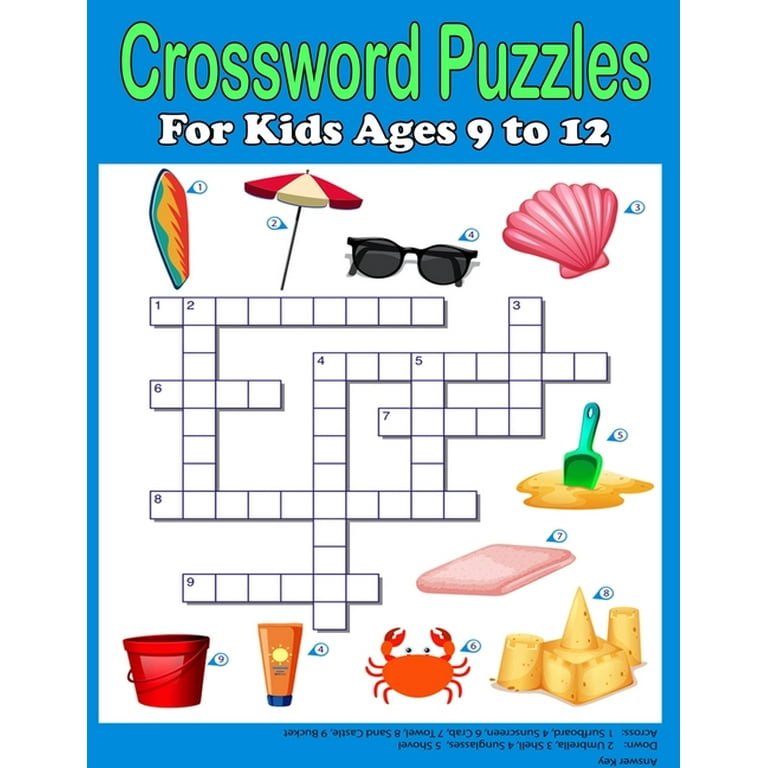 Crossword Puzzle For Kids With Answers
