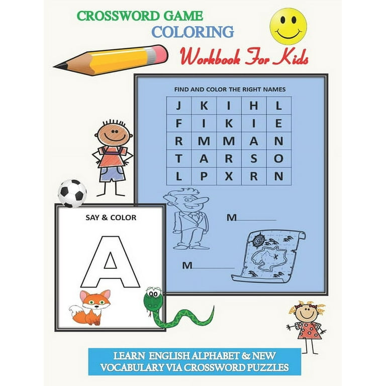 crossword puzzles coloring pages
