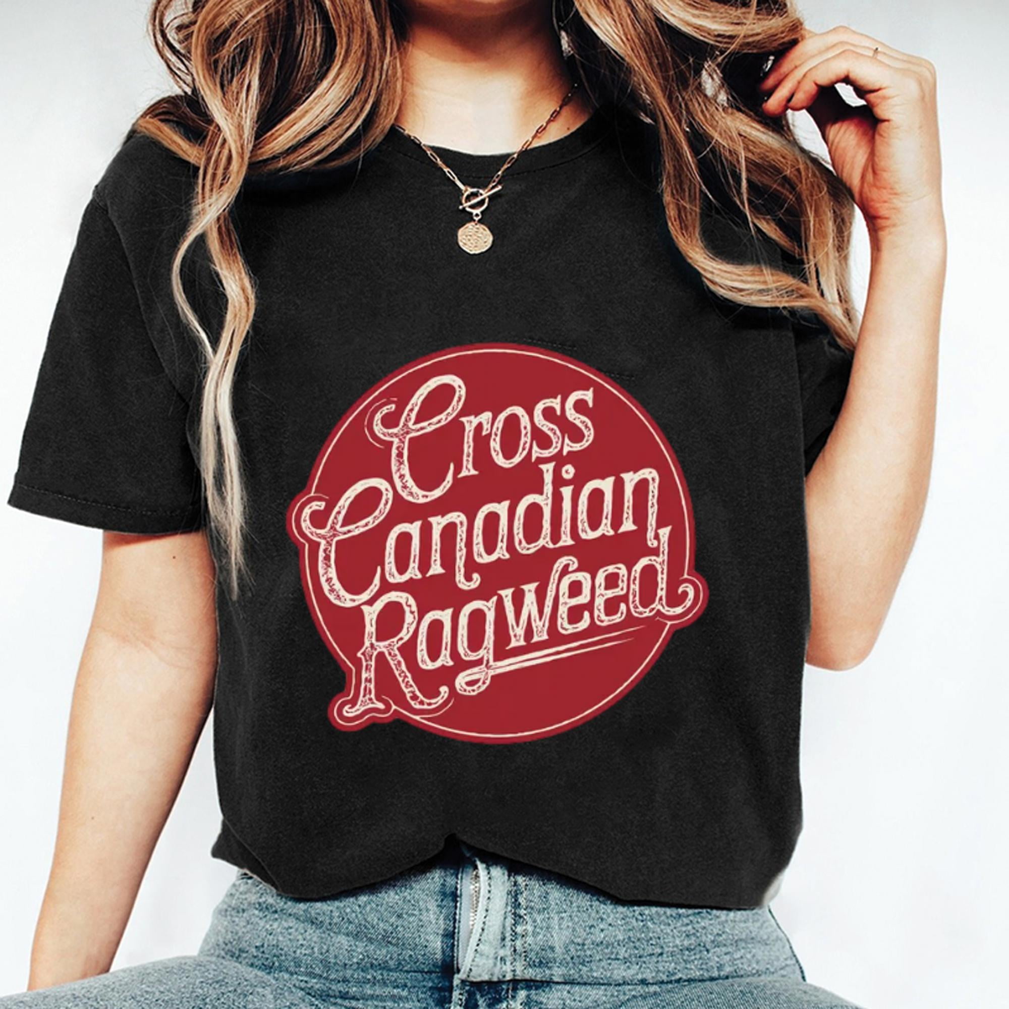 Crossy Ca.Nadian Rag.Weed Tour 2025 T-Shirt Unisex Red Dirty Music Tee ...