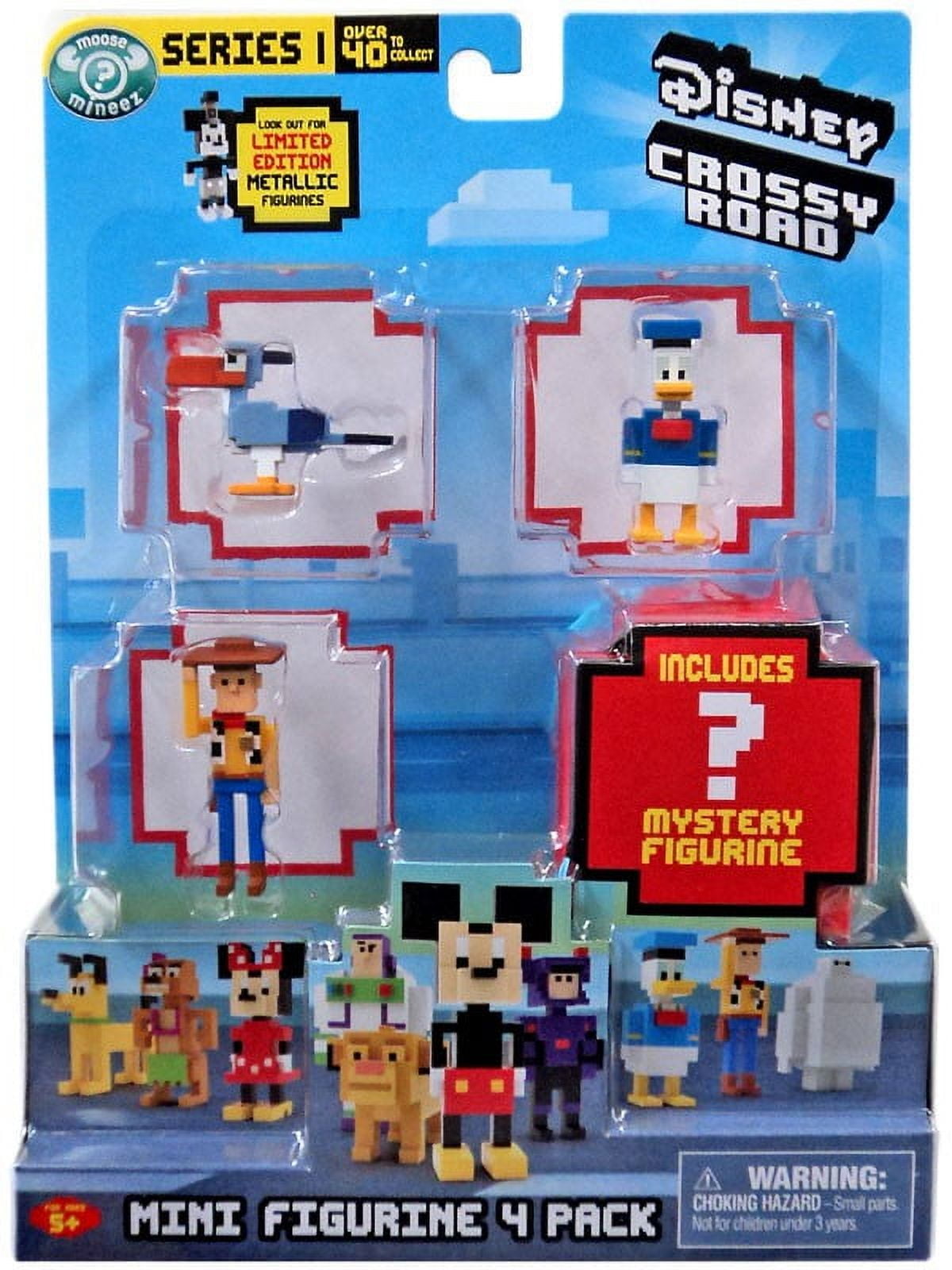 Crossy Road Series 1 Zazu, Donald, Woody & Mystery Figure Mini Figure 4 ...