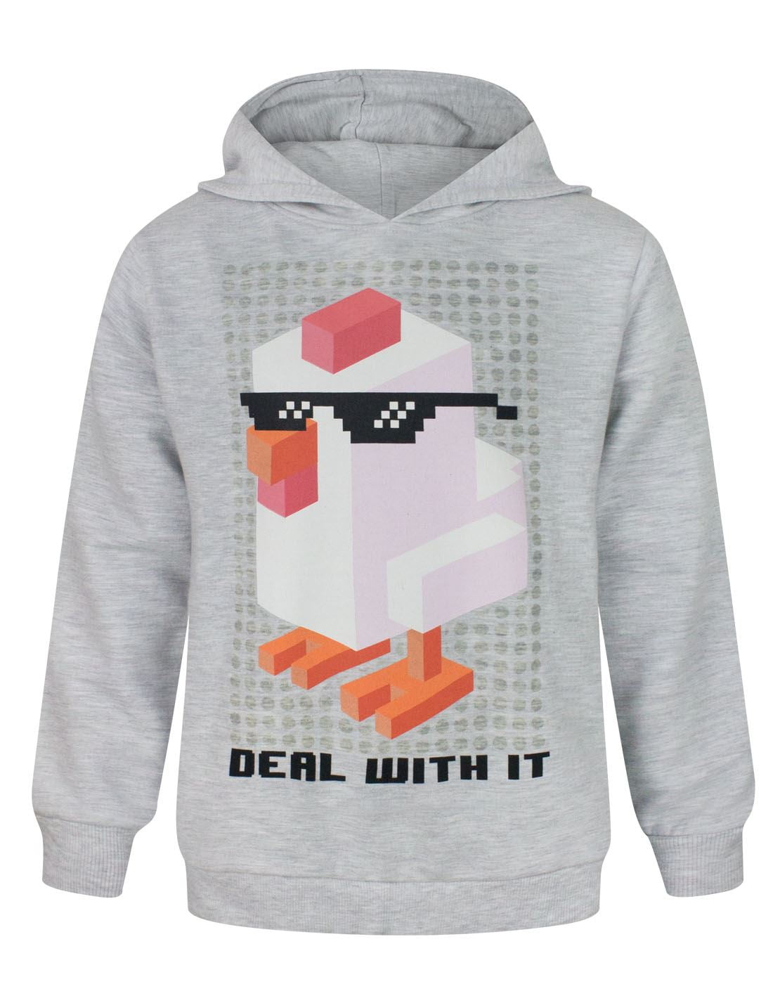 Crossy Road Unisex Kids Grey Hoodie - Walmart.com