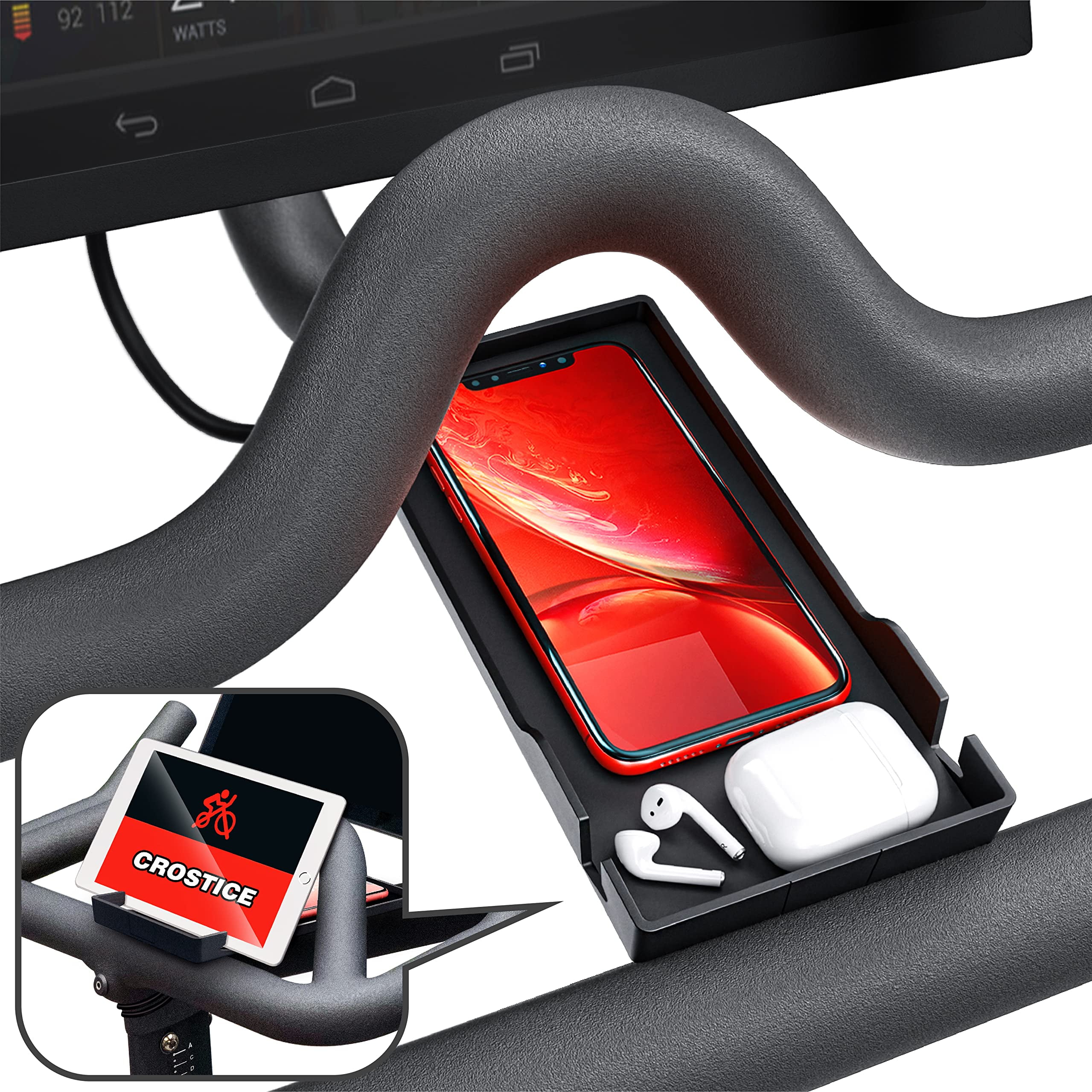 Crostice Phone Holder Compatible with Peloton Bike & Bike Plus ...