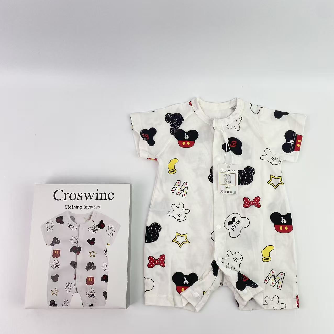 Croswinc Clothing layettes, Baby Cotton Union Suit - Walmart.com