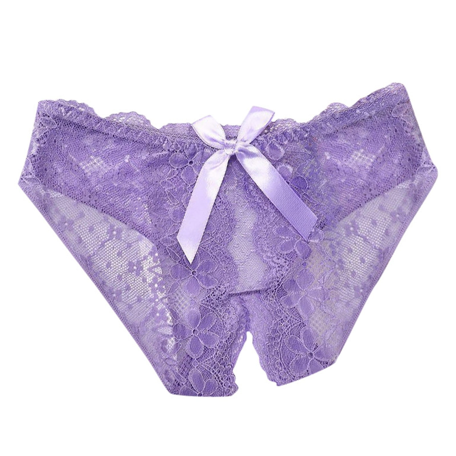 Crotchless Lingerie For Women Rose Gold Cute Underwear Naughty Panties