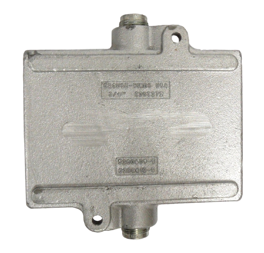 Crouse-Hinds EDSC172 EDSC272 Two Gang Device Body 3/4" X 1/2" Explosion ...