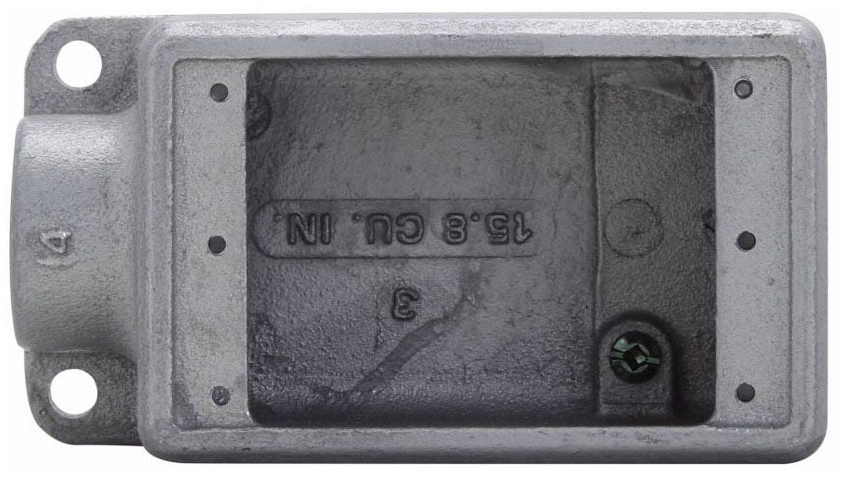 Crouse-Hinds FD3-SA, 1-Gang, (1) 1"", Aluminum, FD, Deep, Cast Device ...