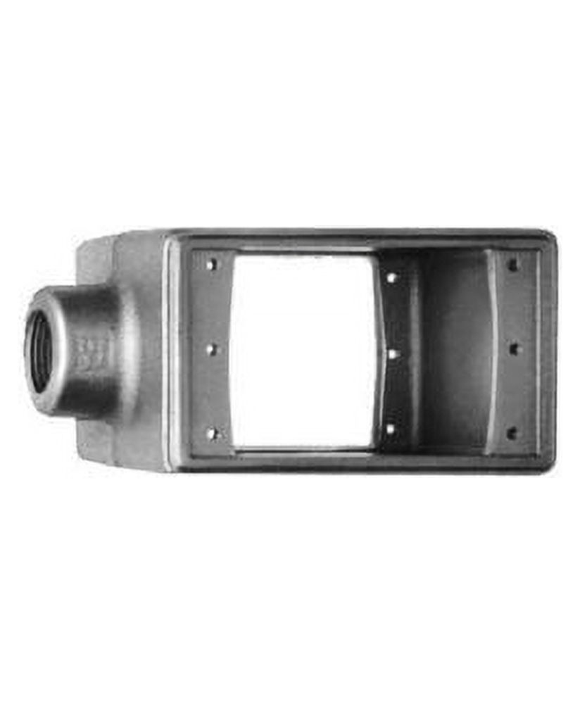 Crouse-Hinds FS252 Double-Face Condulet Single Gang Cast Device Box, 3/ ...