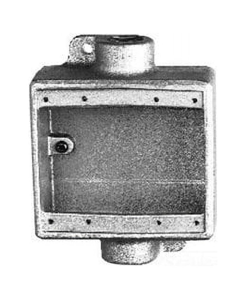 Crouse-Hinds FSC12 Condulet Two Gang Cast Device Box, 1/2-Inch ...