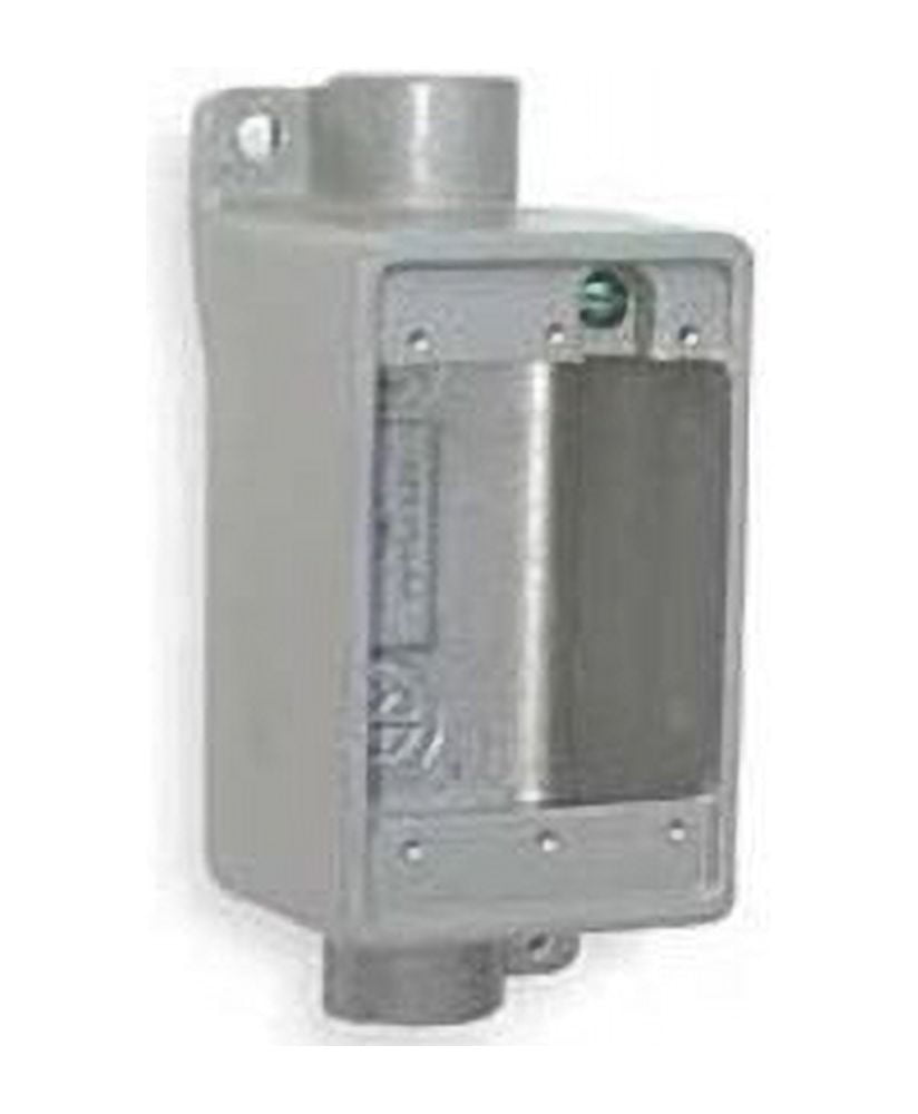 Crouse-Hinds FSC3, Cast Device Box, 1 Thru Feed Cst Iron Fs Bx Sgl Gng ...