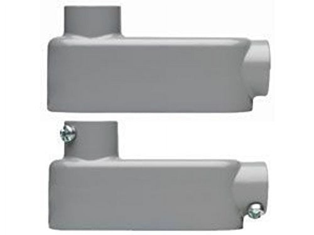 Crouse-Hinds LB38 Cast Iron Rigid Threaded Conduit Body Fitting, Type ...