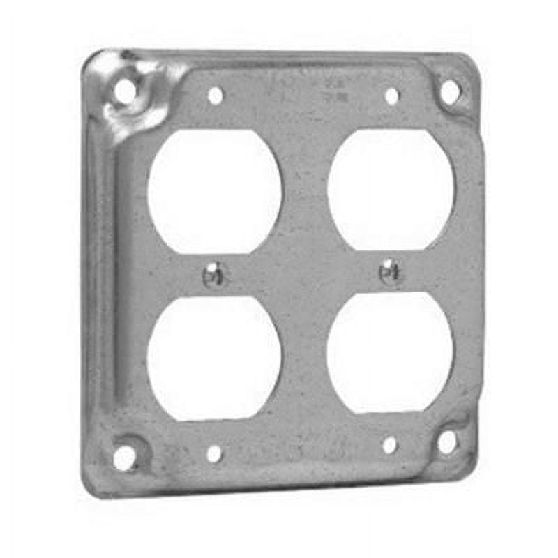 Crouse-Hinds TP510 Steel Raised Surface Cover 4 Inch x 4 Inch x 1/2 ...