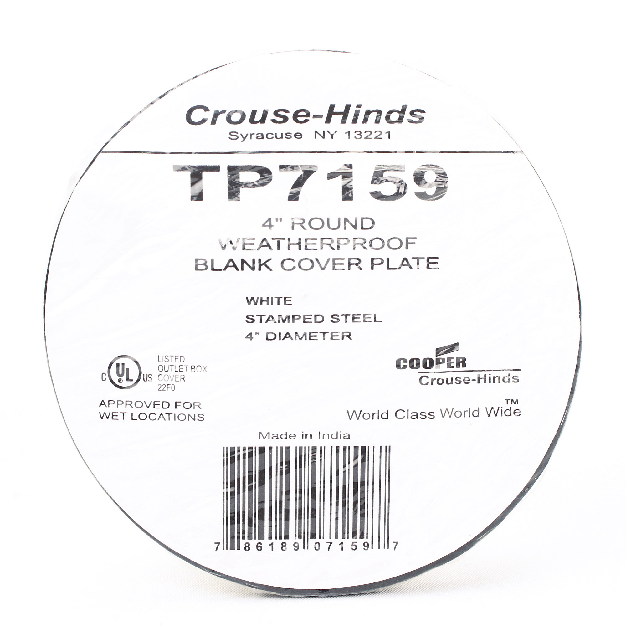 Crouse Hinds TP7159 Weatherproof & Wet Location Electrical Outlet box ...