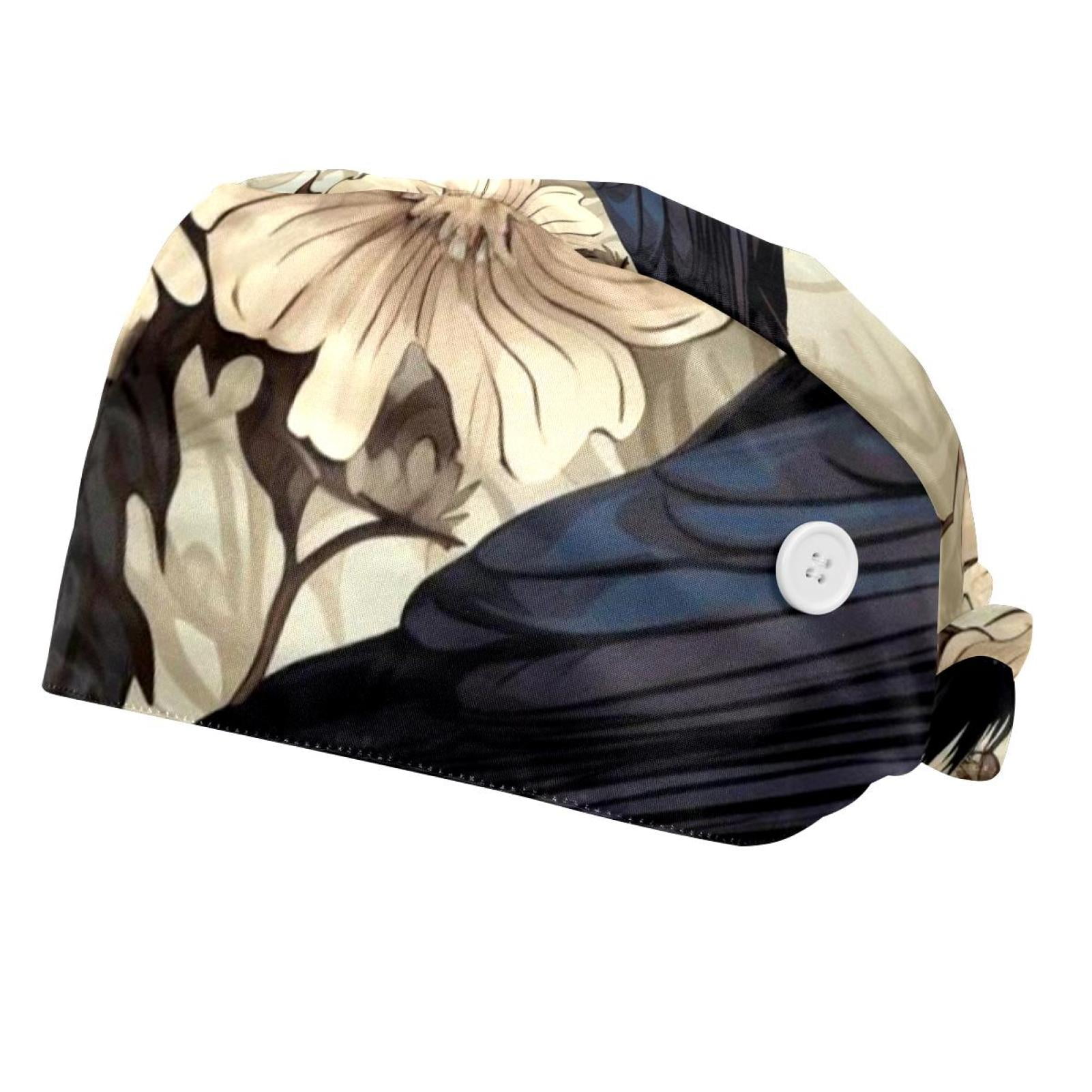 Crow Adjustable Women Working Caps with Buttons One Size Fits All, 2 ...