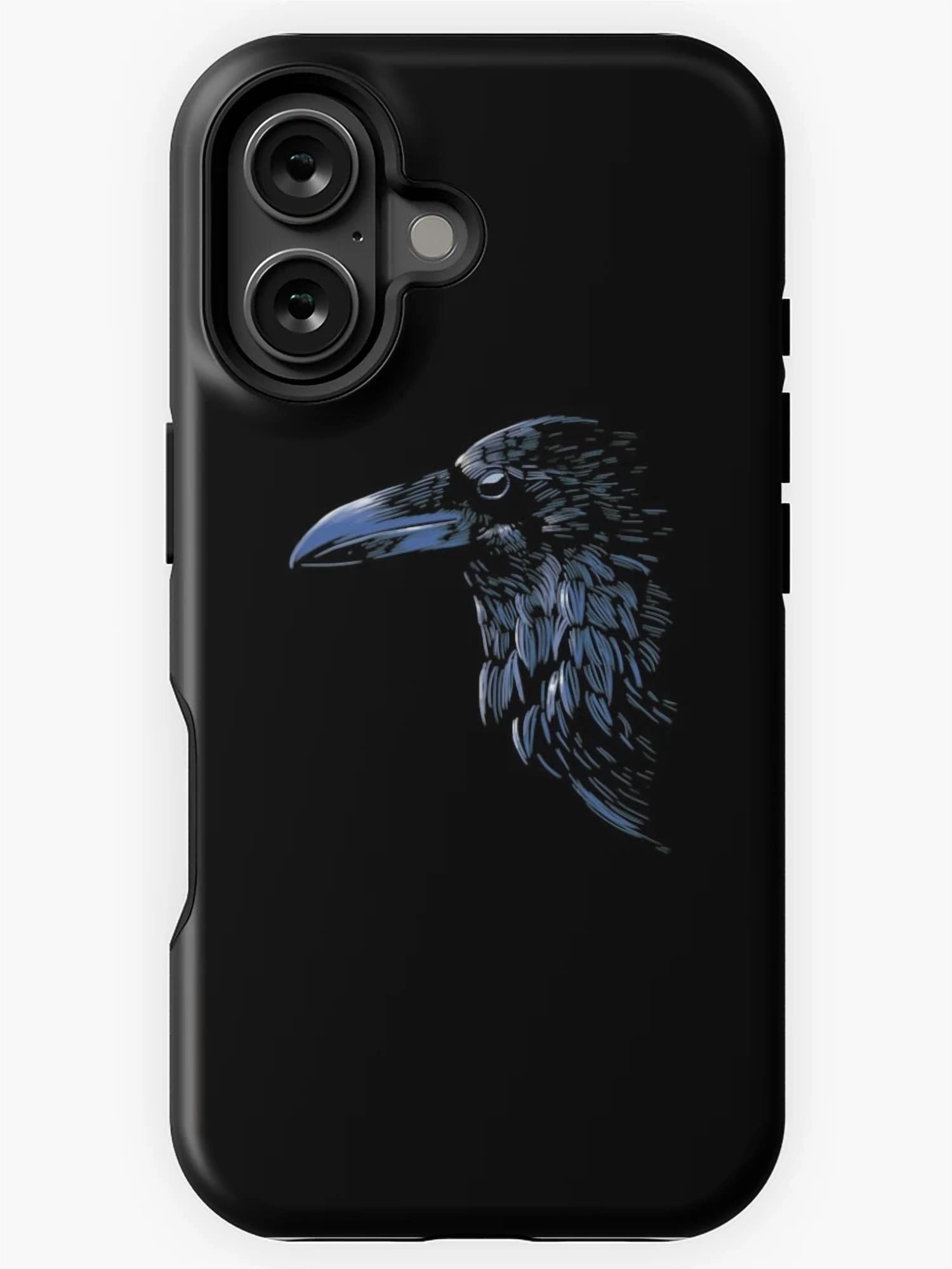 Crow Art Design Phone Case, Slim Protective Cover for iPhone 11 12 13 ...