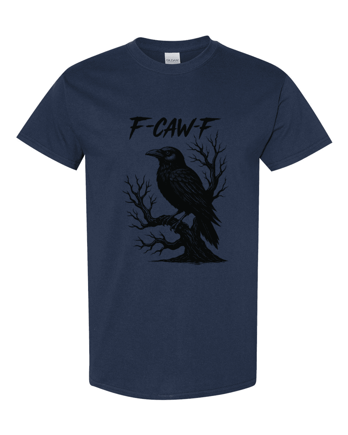 Crow Artwork With Gothic Vibe Clean Graphic Style Unisex T-Shirt, for ...