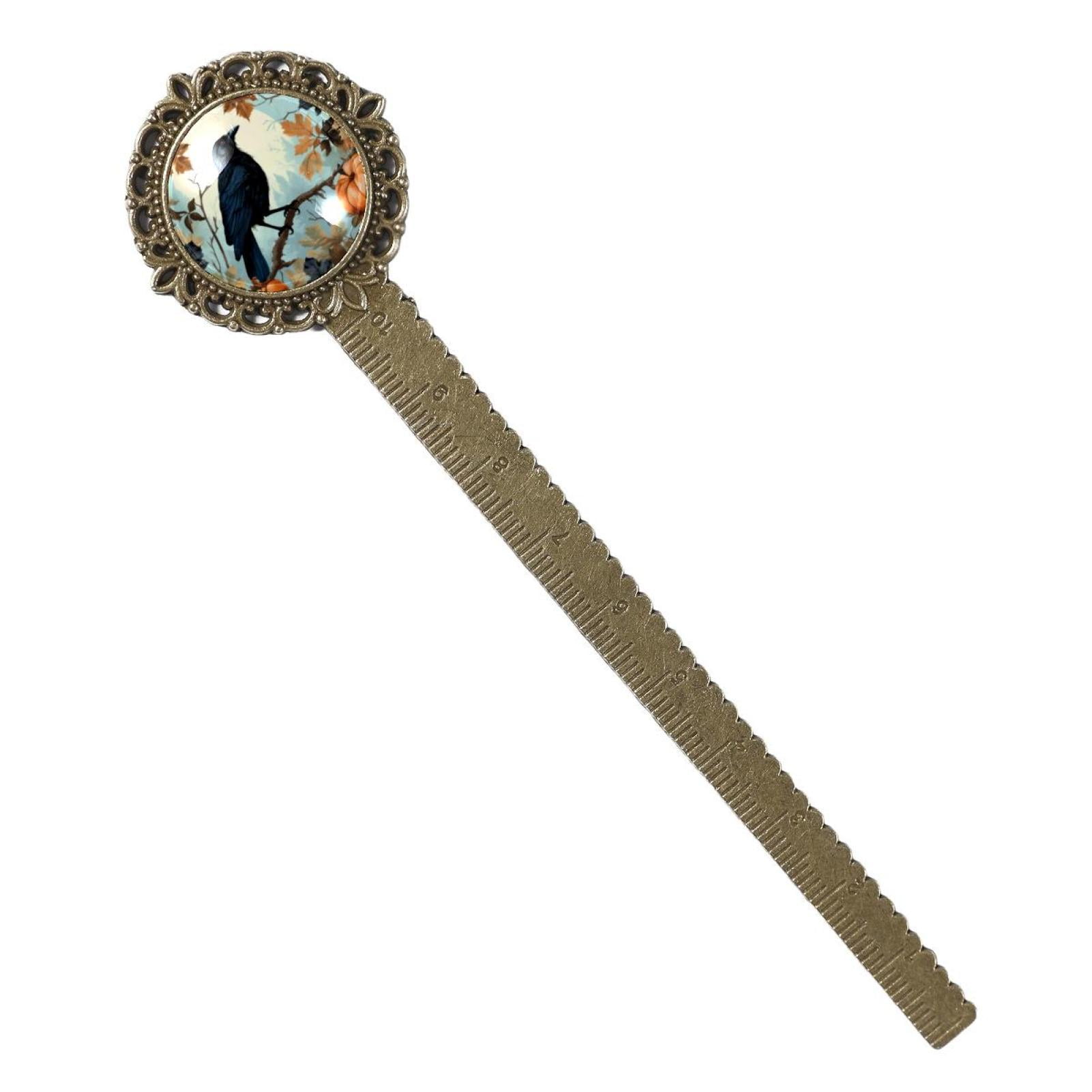 Crow Book Lovers' Delight: Antique Bronze Lace Bookmark - an Essential ...