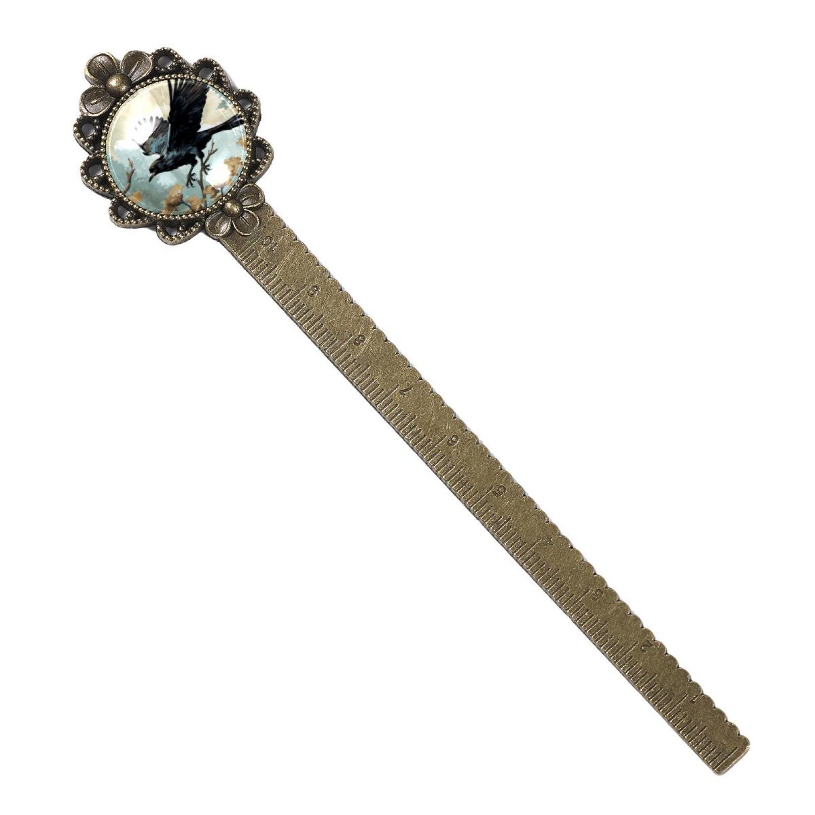 Crow Book Marks: Lace Bookmark in Antique Bronze - a Must-Have for ...