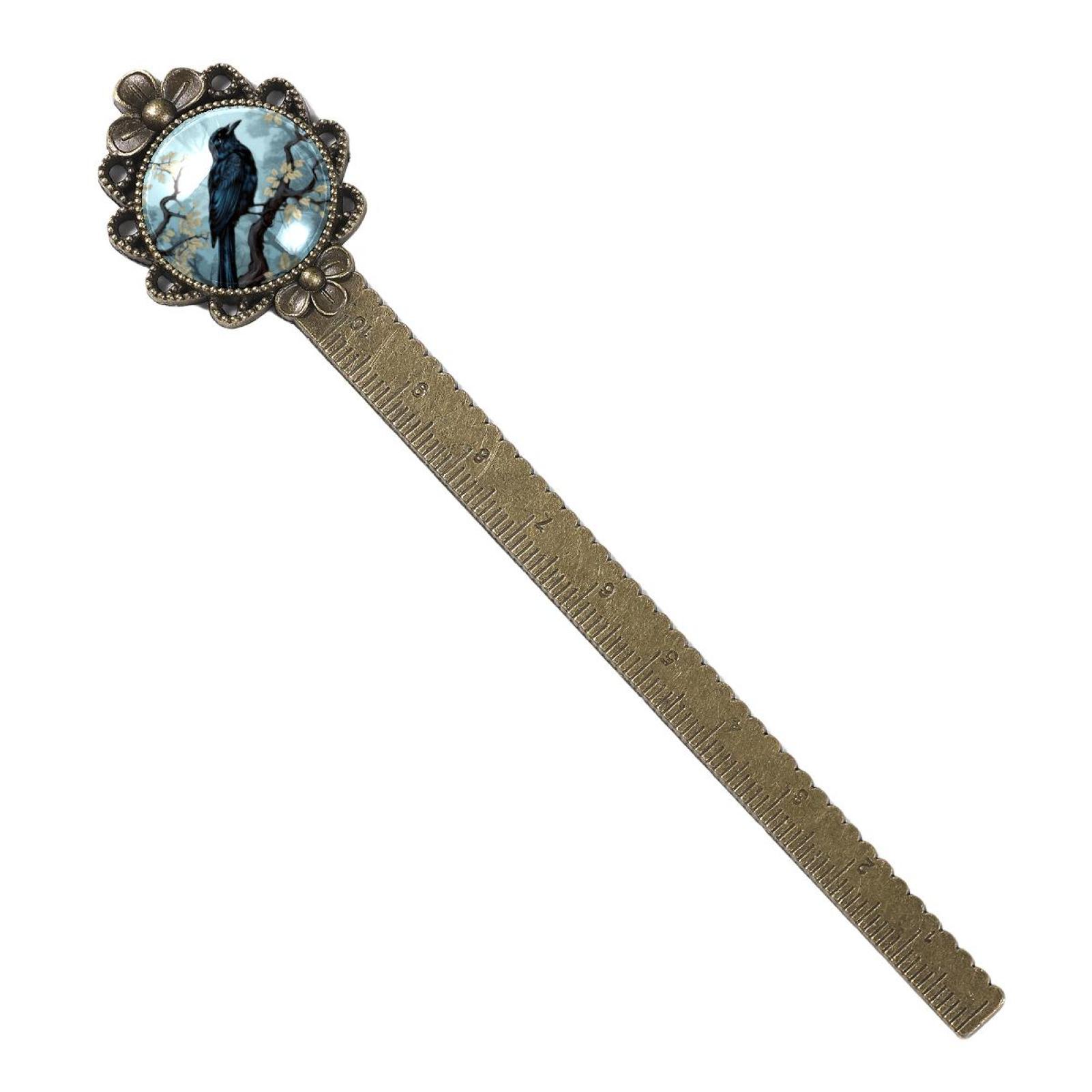 Crow Bookmarks: Lace Bookmark in Antique Bronze - a Delightful Gift for ...