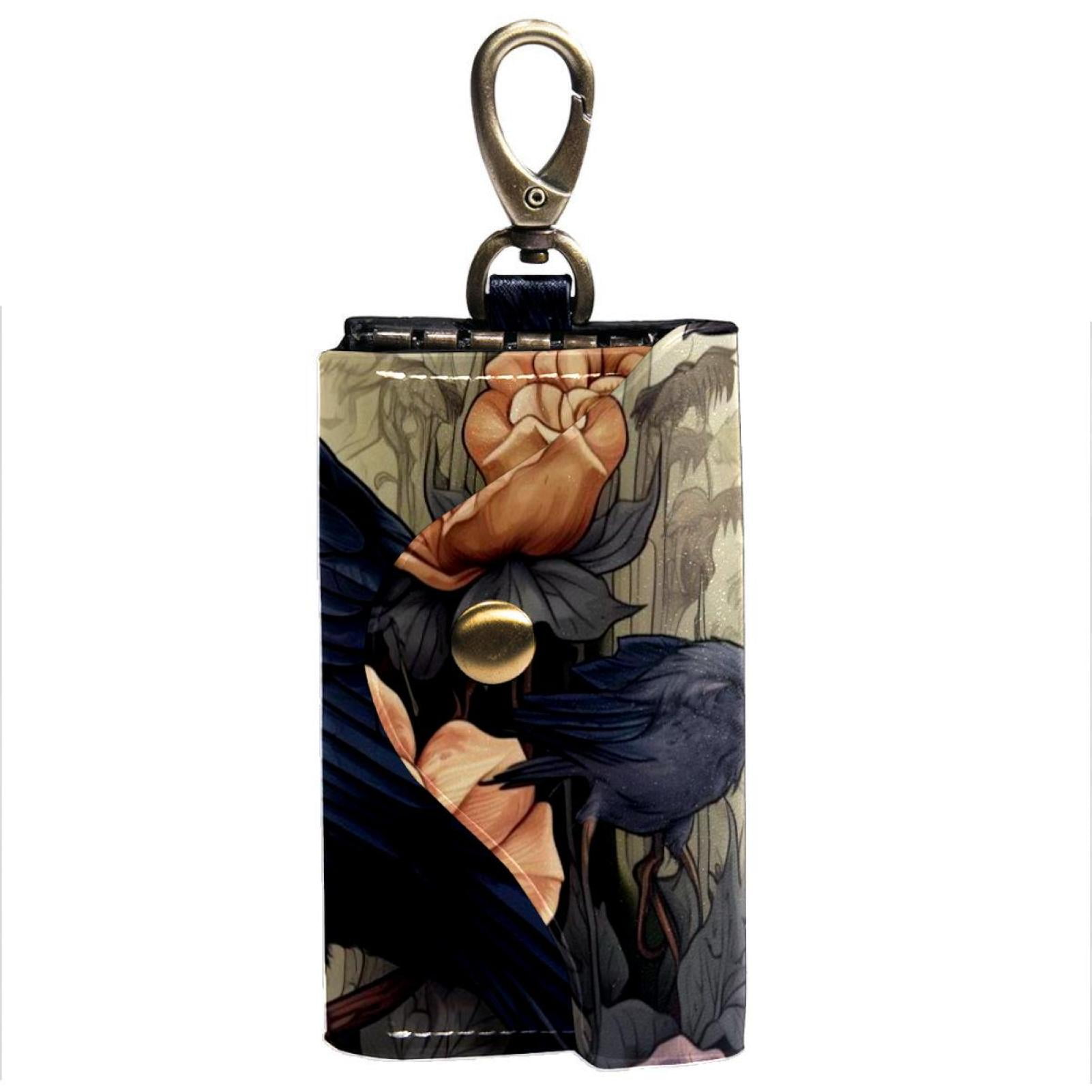 Crow Car Key Case Key Organizer Key Wallet - Unisex Key Holder Wallet ...