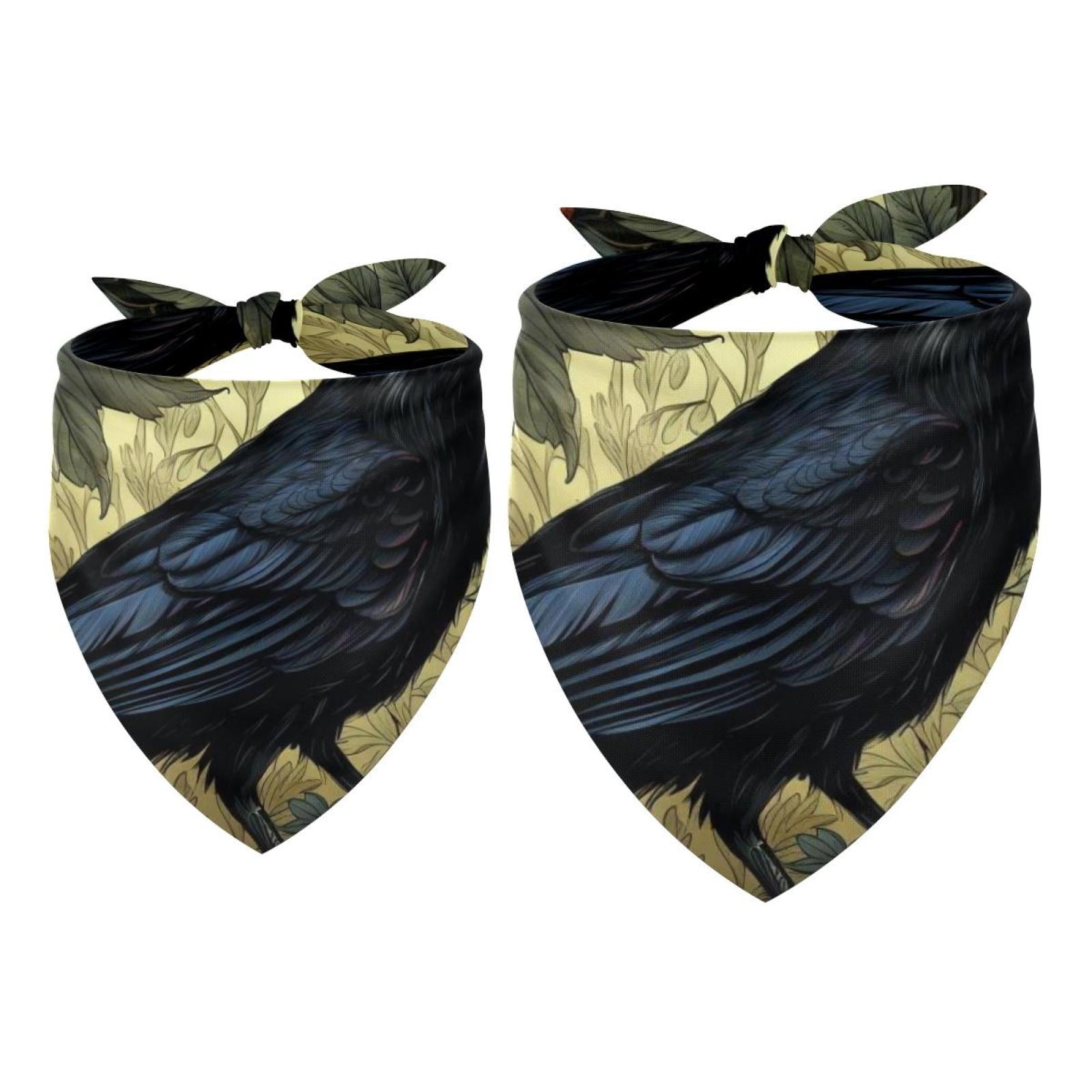Crow Chic Chiffon Pet Scarf Pack of Two - Light Breathable Collars for Cats and Dogs - 40.6x40 ...
