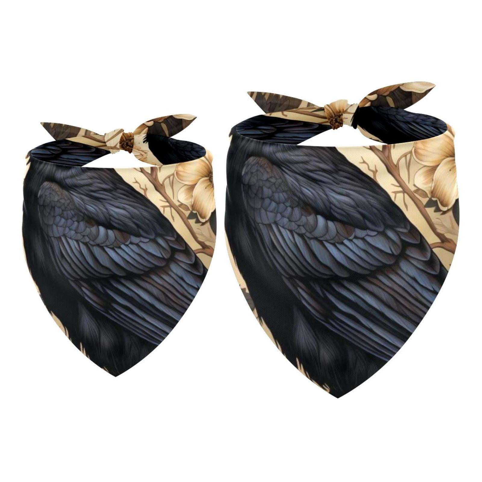 Crow Chic Chiffon Pet Scarf Pack of Two - Light Breathable Collars for ...