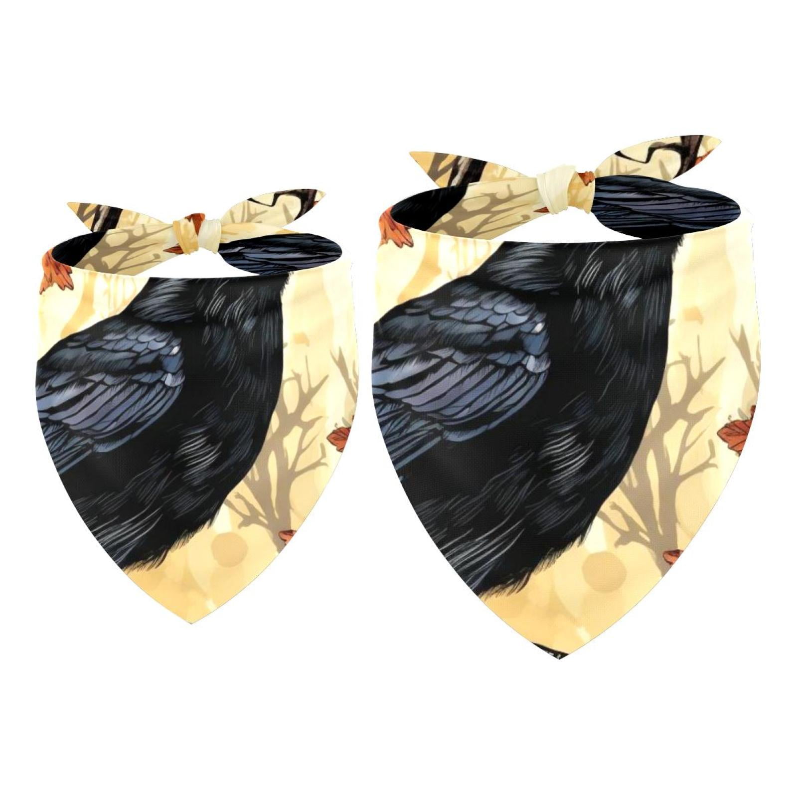Crow Chic Chiffon Pet Scarf Pack of Two - Light Breathable Collars for Cats and Dogs - 40.6x40 ...