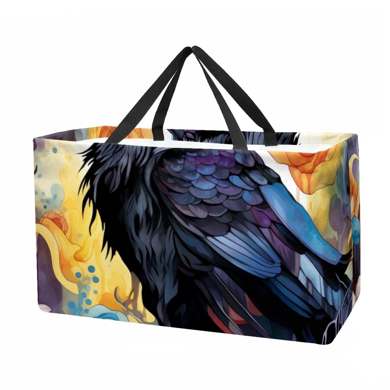 Crow Collapsible Oxford Cloth Storage Bin: Reusable, Foldable, and ...