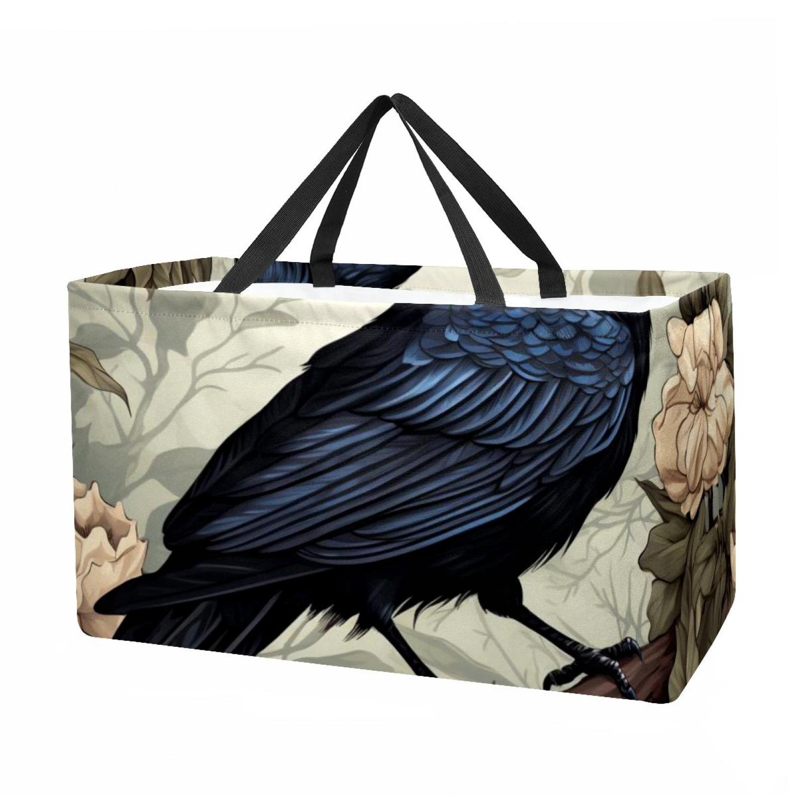 Crow Collapsible Oxford Cloth Storage Bin: Reusable, Foldable, and ...