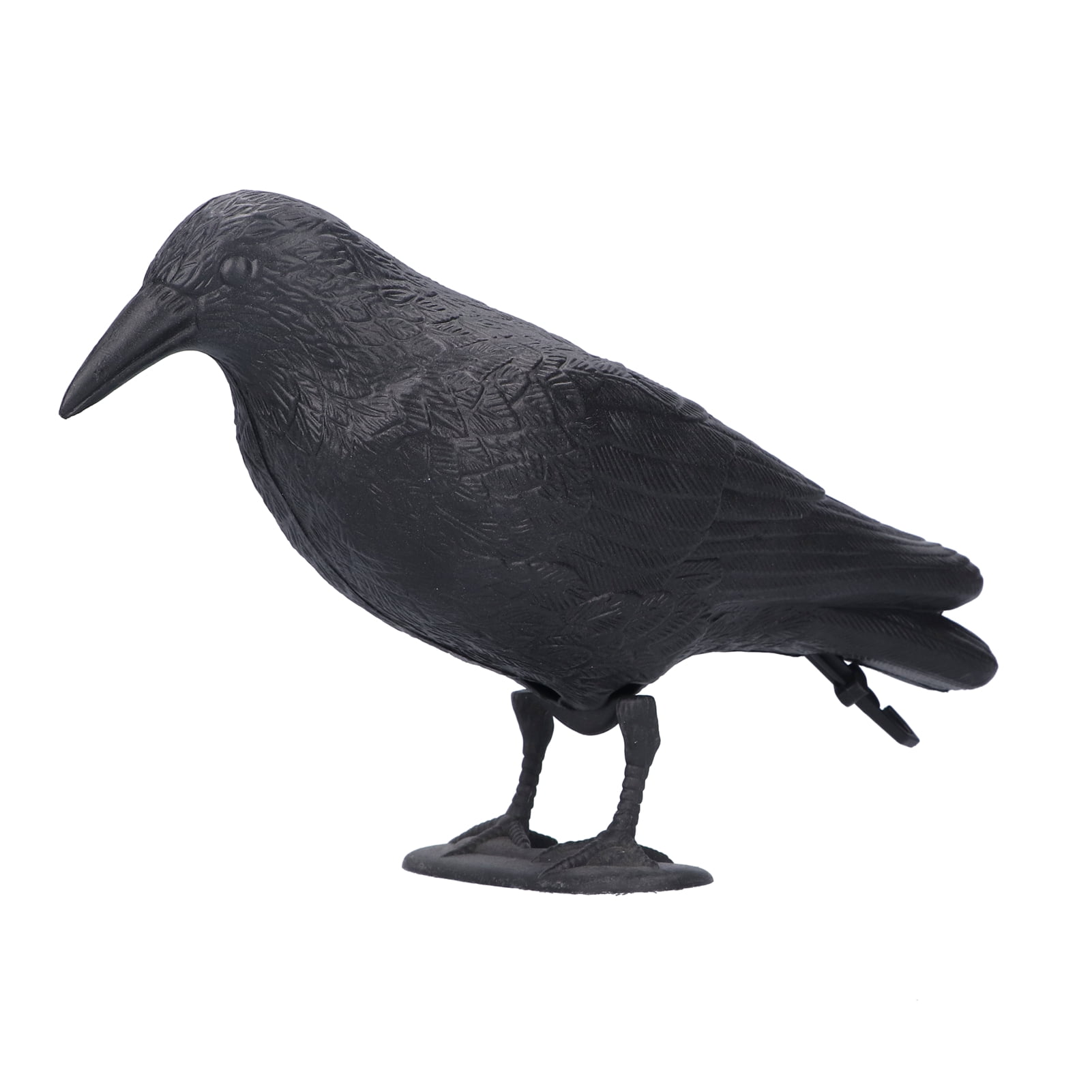 Crow Decoy, Simulation Plastic Crow Statue Hunting Bait Decoys Tool ...