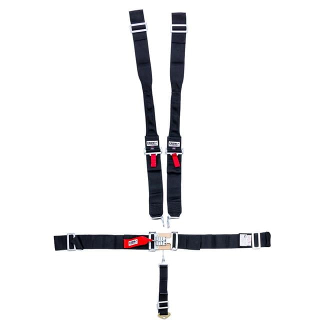 Crow Enterprises 11074DB 5-Point Harness Big Latch Black Hans Wrap ...