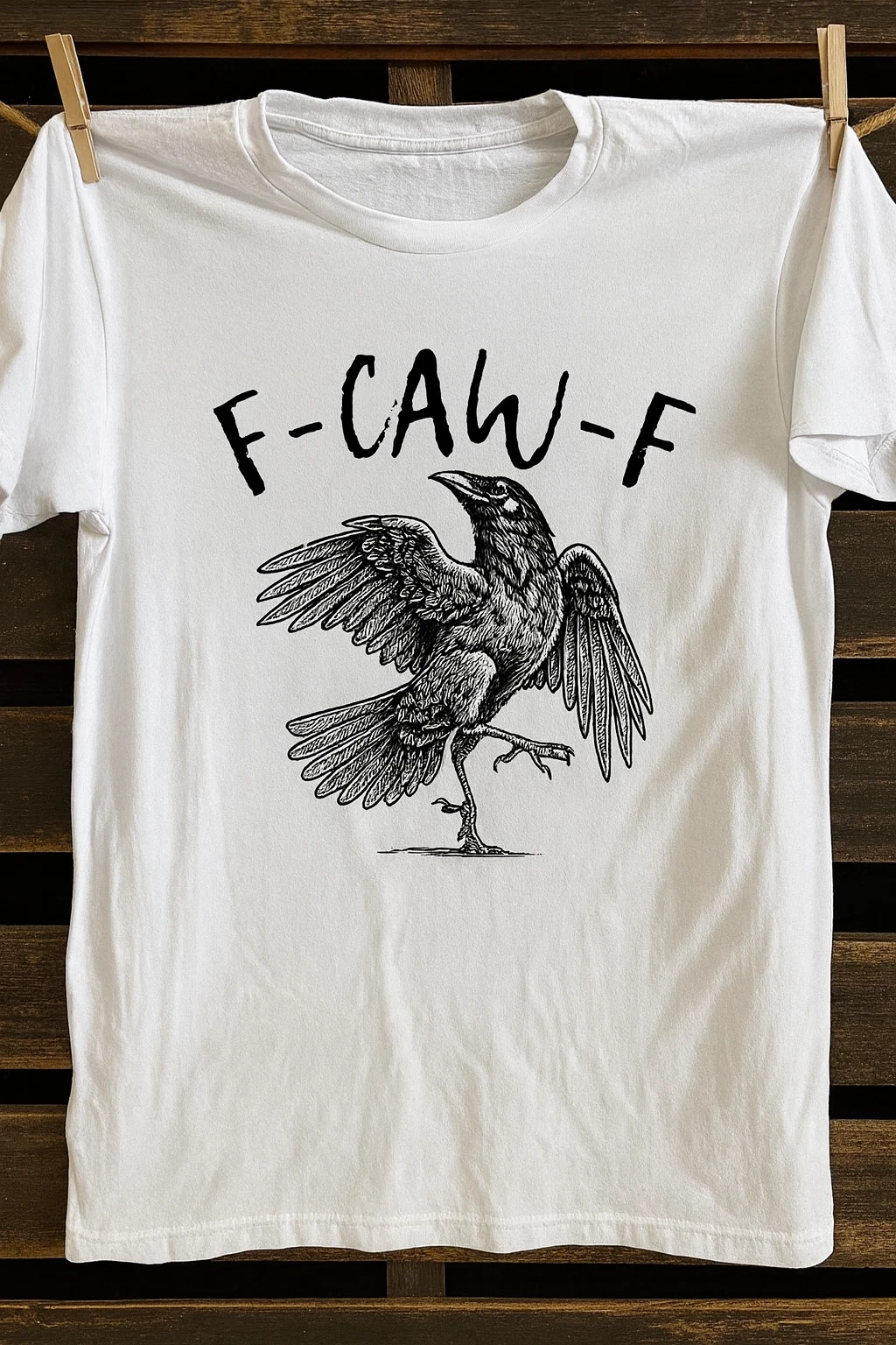 Crow FCAWF F F-Caw-F Crow Lover Gift T-Shirt 2025 - Walmart.com