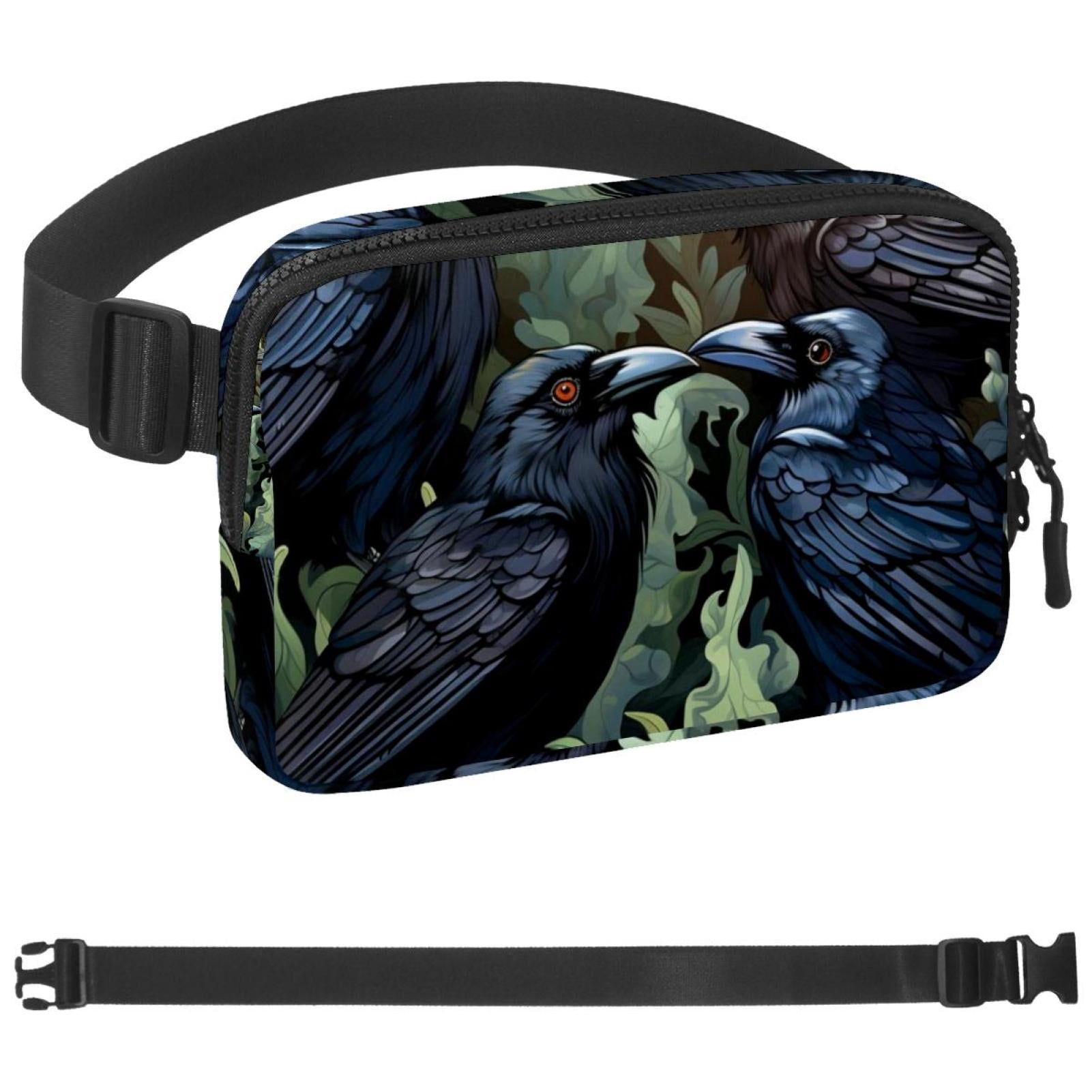 Crow Fanny Pack Waist Packs for Men Women, Waist Bag Hip Pack for ...
