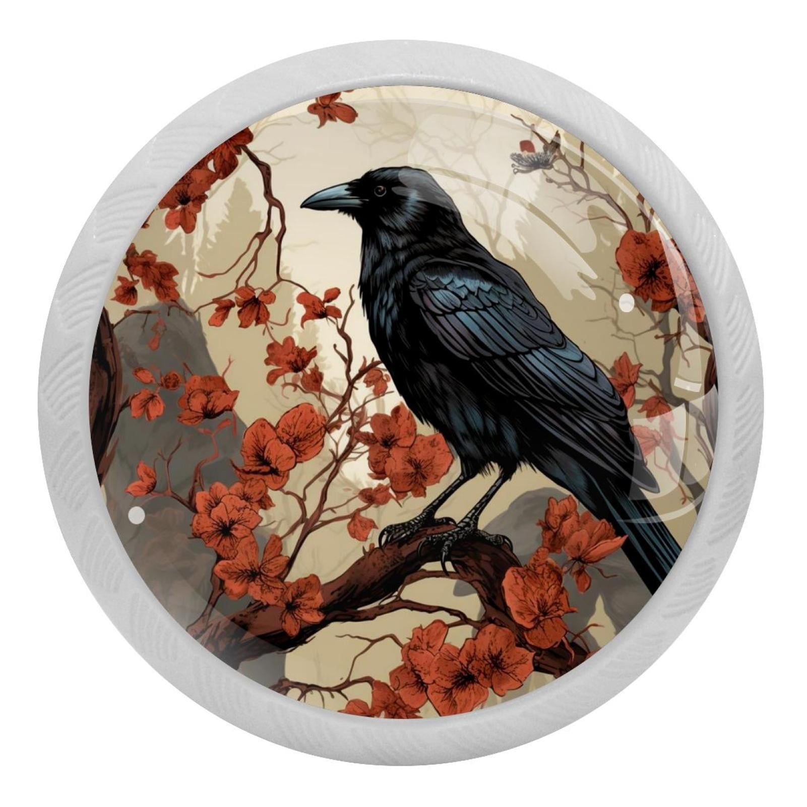 Crow Fluorescent Drawer Pulls with Screws: Round 4-Pack Glow-in-the ...