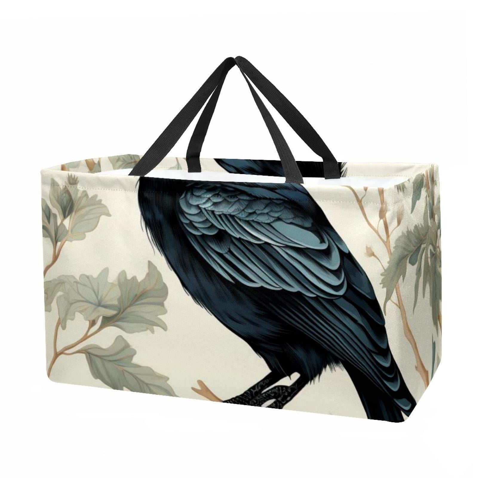 Crow Foldable Reusable Large Capacity Oxford Cloth Storage Bin, Laundry ...