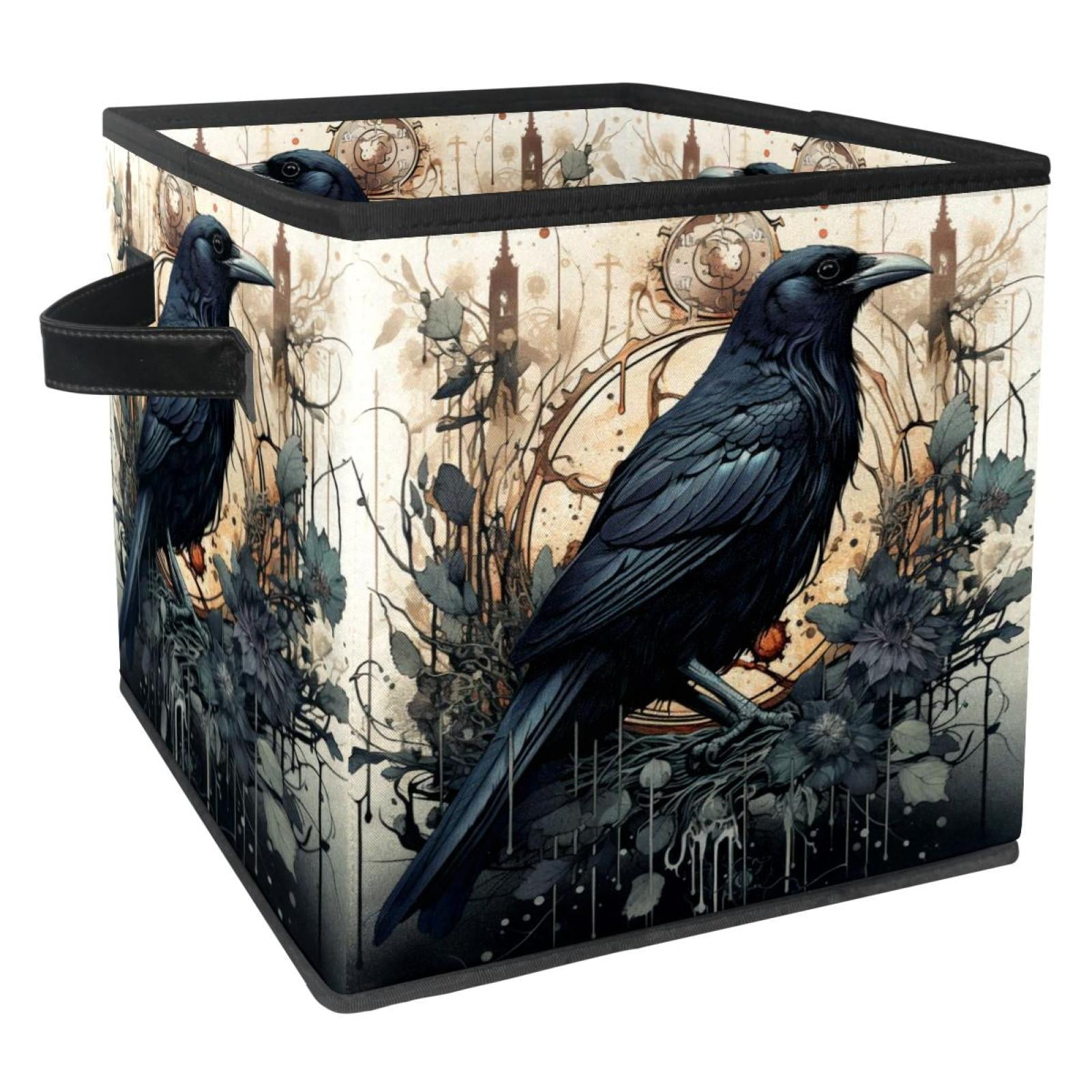 Crow Foldable, with Handle, 10.8"x10.5"x10.6", Large Capacity Storage ...