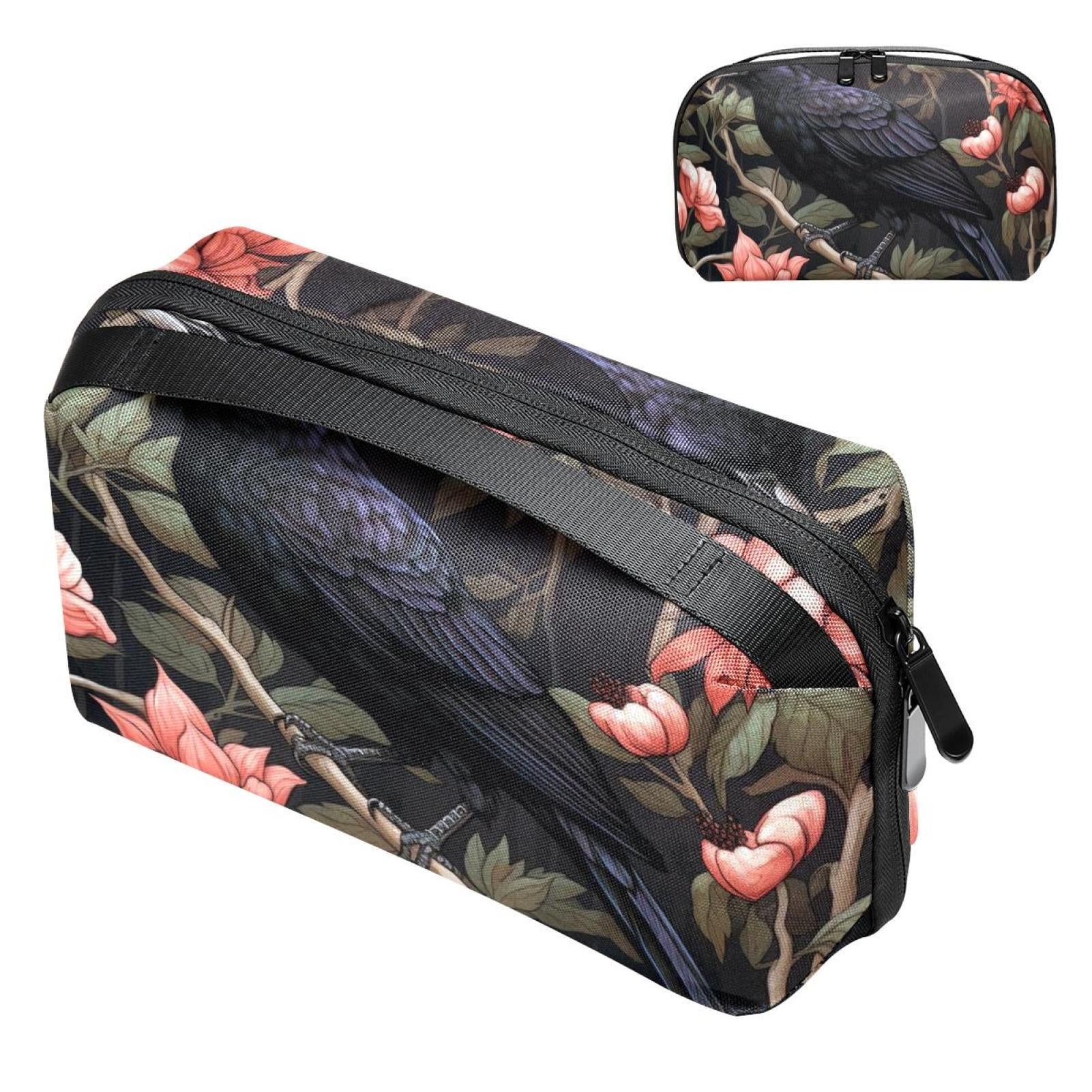 Crow Hard Drive Case - Waterproof Oxford Fabric Digital Bag for Cable ...