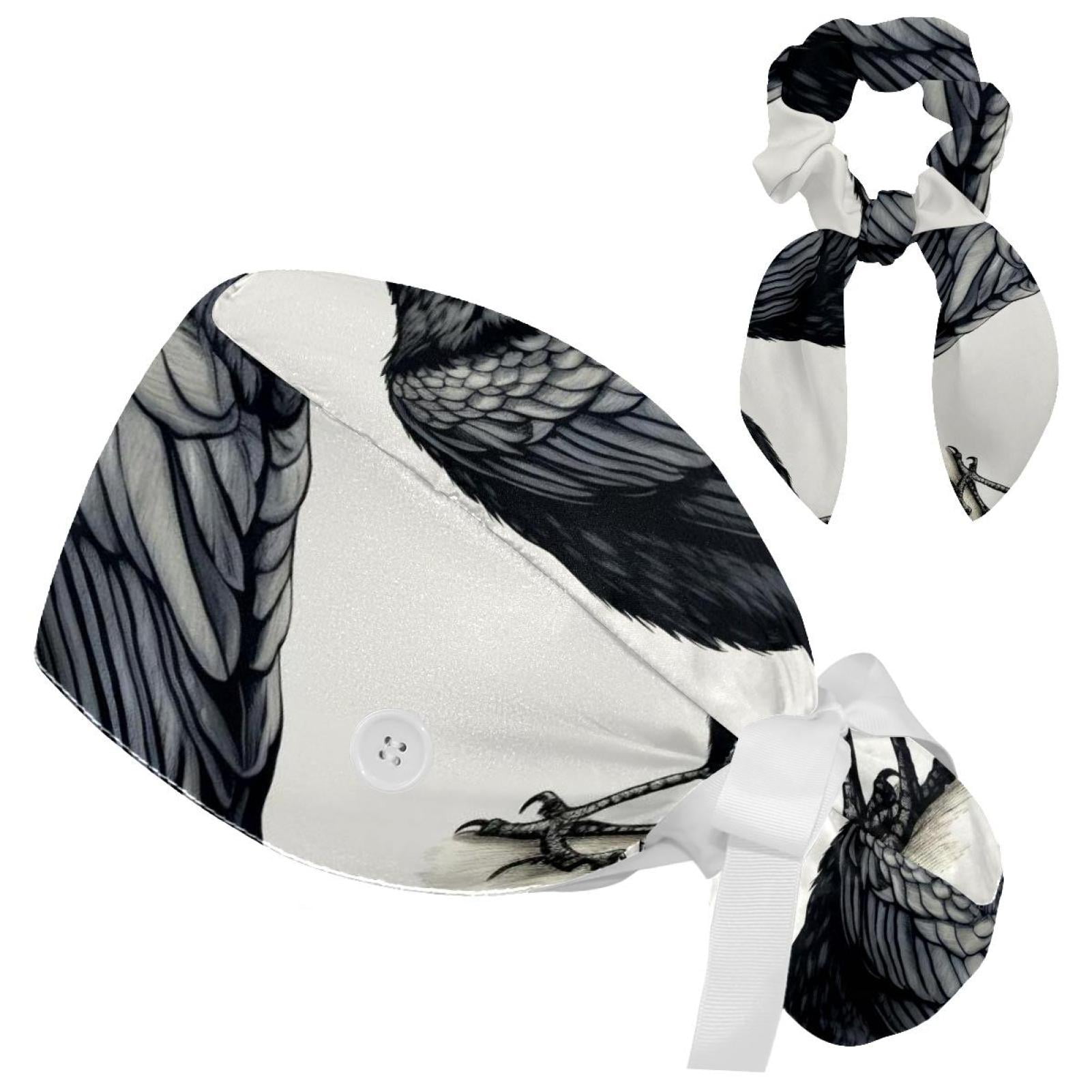 Crow Hat Bouffant Cap Working Hat One Size Multi Color - Walmart.com