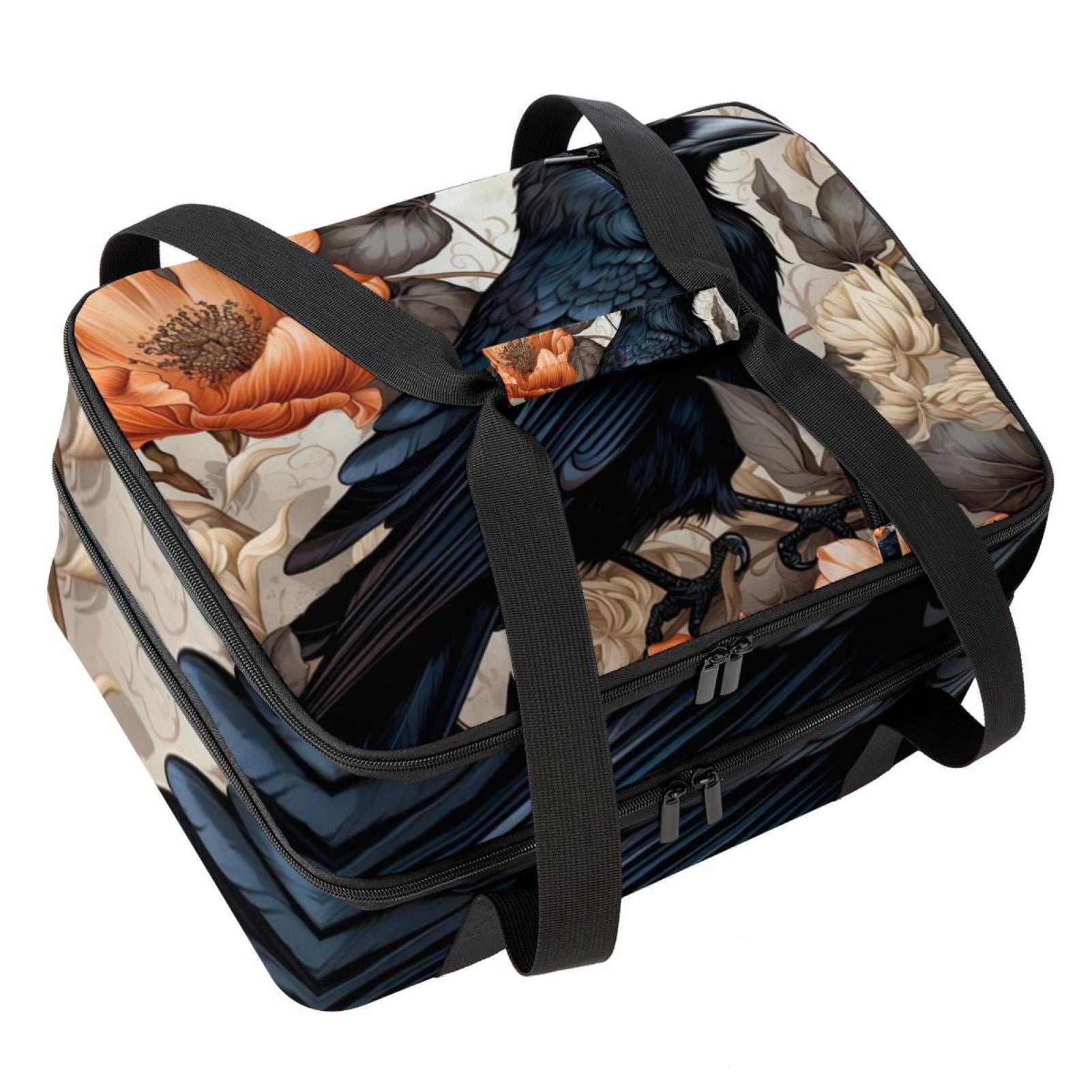 Crow Insulated Double Layered Lunch Bag | Large Capacity Two ...