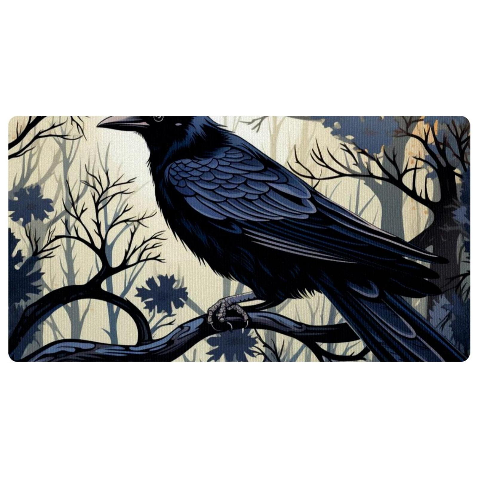Crow Kitchen Mat, Kitchen Rug, Comfort Standing Desk Mat, Kitchen Floor ...