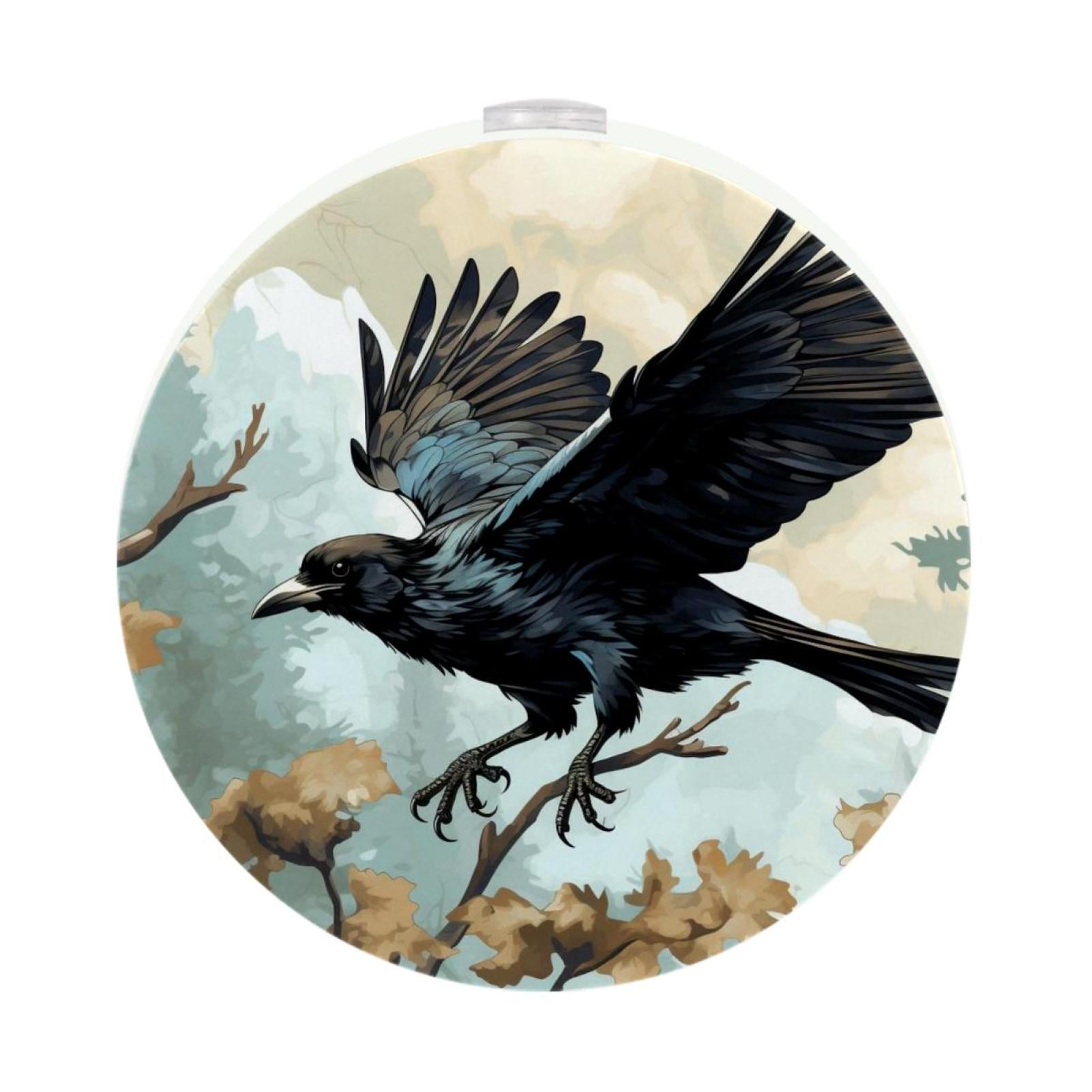 Crow LED Round Night Light-2PCS: Bright and Energy Efficient ...