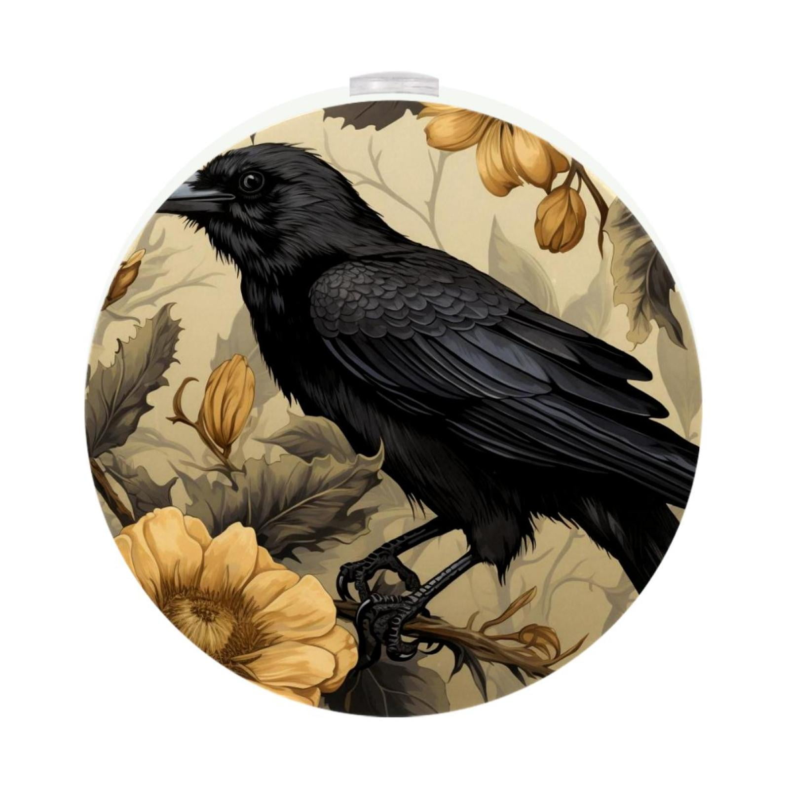 Crow LED Round Night Light-2PCS: Compact and Energy-Efficient Lighting ...