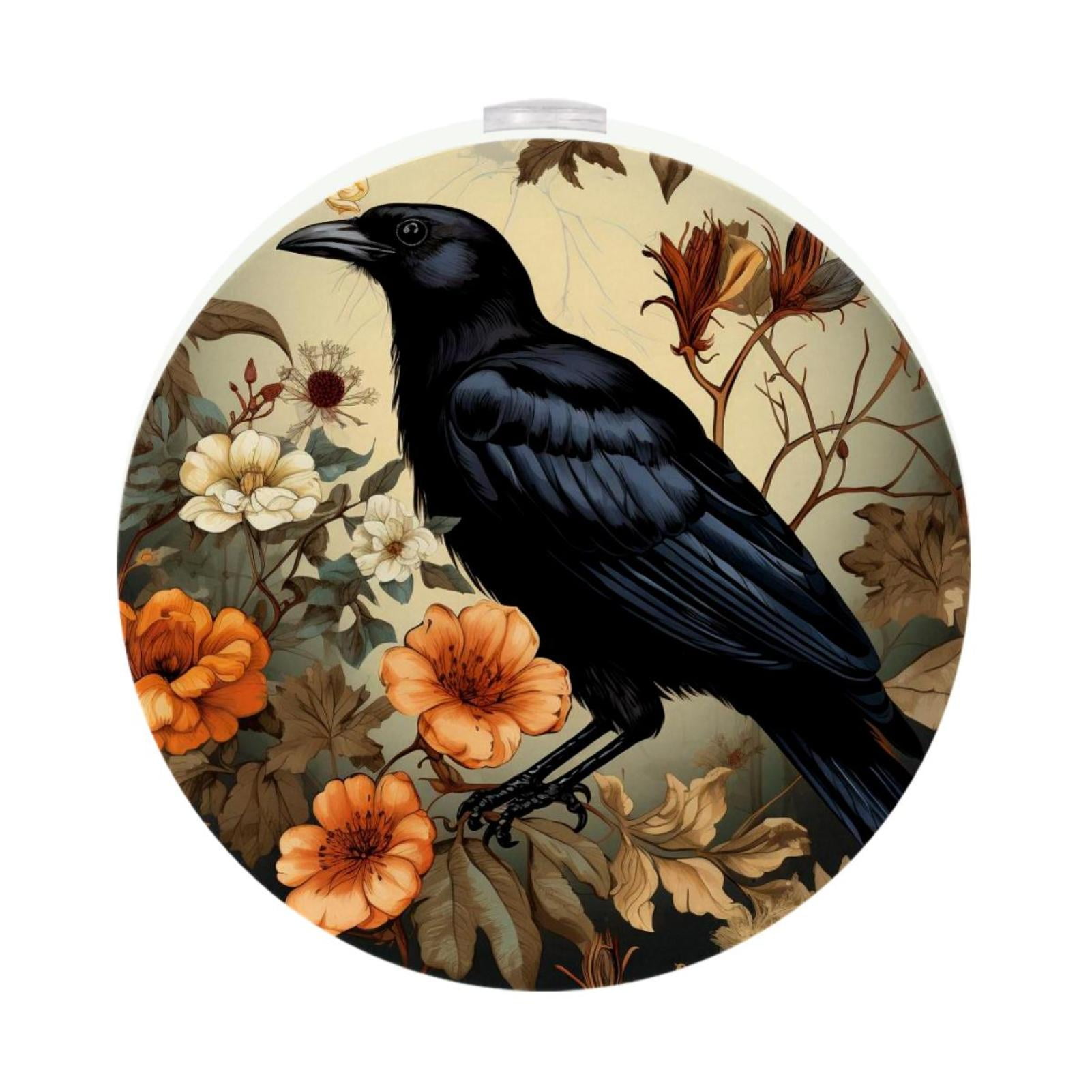 Crow LED Round Night Light 2PCS - Small Nightlights with Soft Glow ...